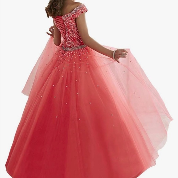 pageant | Dresses | Nwt Size 6 Pageant Dress In Turquoise Full Zip Back ...